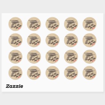 "Ray Gun" Sticker | Zazzle