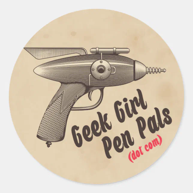 "Ray Gun" Sticker | Zazzle