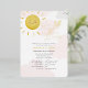 Ray of Sunshine Clouds Girl Baby Shower Foil Invitation | Zazzle