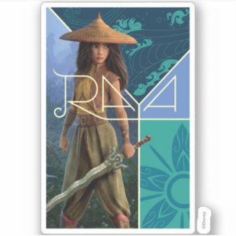 Raya Segmented Collage Sticker | Zazzle