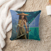 Raya Segmented Collage Throw Pillow | Zazzle