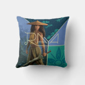 Raya Segmented Collage Throw Pillow | Zazzle