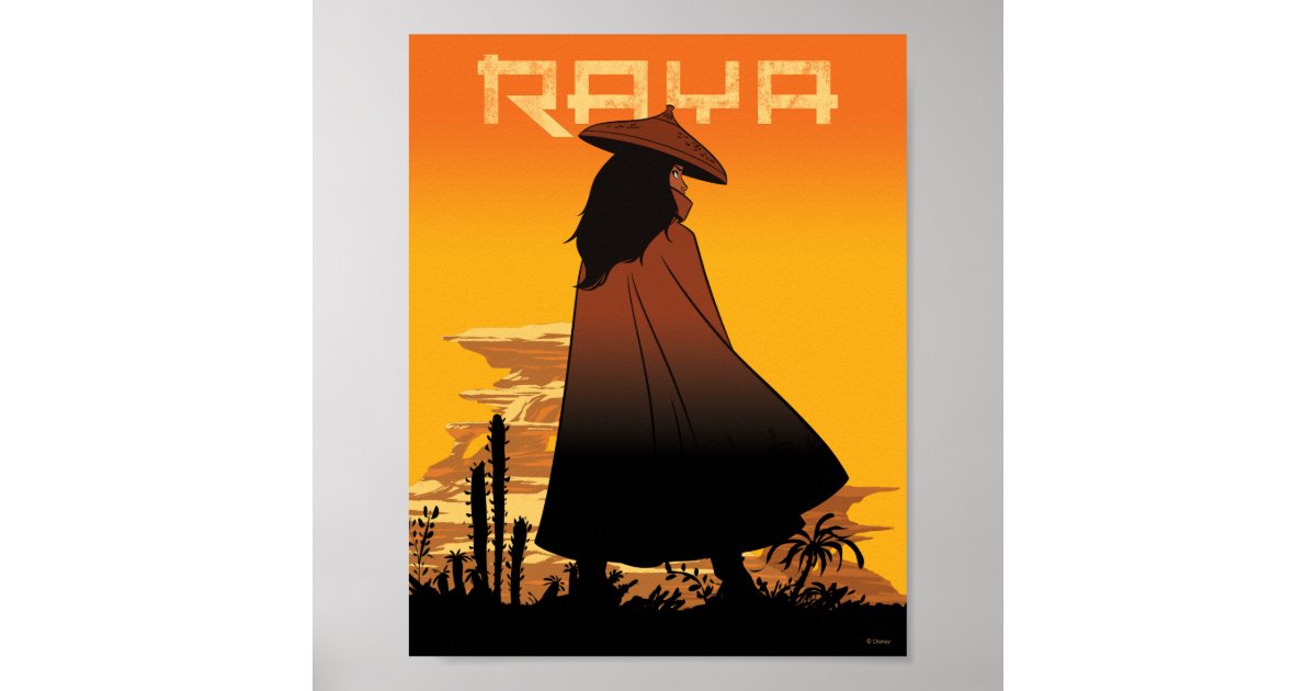 Raya Sunset Graphic Poster | Zazzle