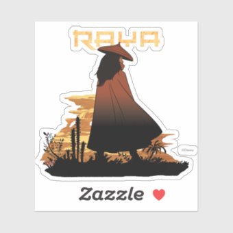 Raya Sunset Graphic Sticker | Zazzle