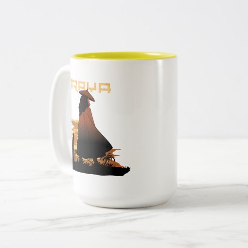 Raya Sunset Graphic Two-Tone Coffee Mug | Zazzle