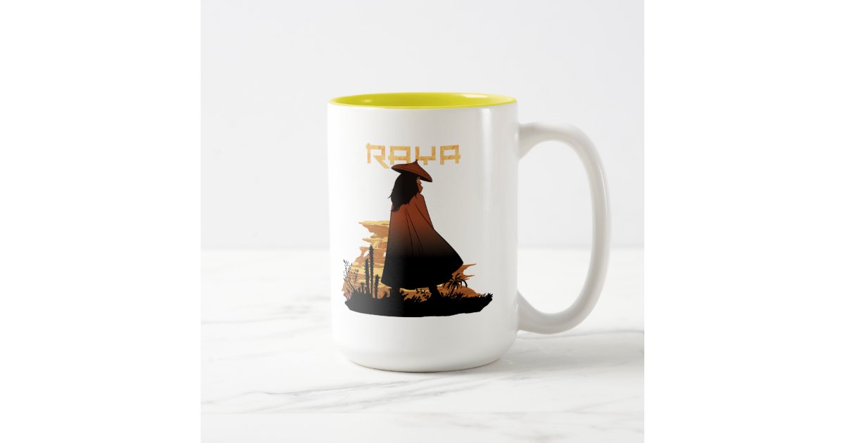 Raya Sunset Graphic Two-Tone Coffee Mug | Zazzle