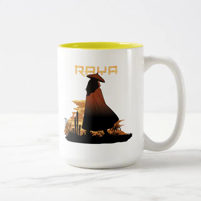 Raya Sunset Graphic Two-Tone Coffee Mug | Zazzle