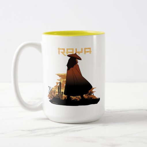 Raya Sunset Graphic Two-Tone Coffee Mug | Zazzle