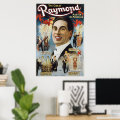 Raymond The Great ~ Miracles Vintage Magic Act Poster | Zazzle