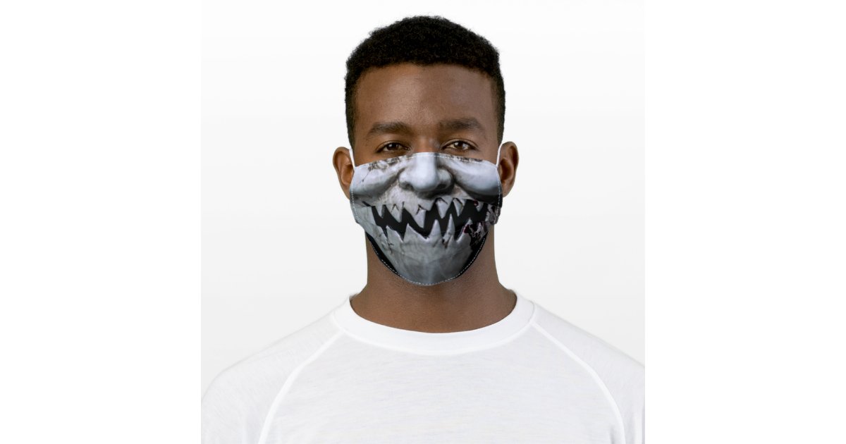 Razor Smile Adult Cloth Face Mask | Zazzle