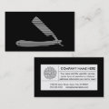 razor stripes business card | Zazzle