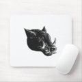Razorback Wild Boar Scratchboard Mouse Pad | Zazzle