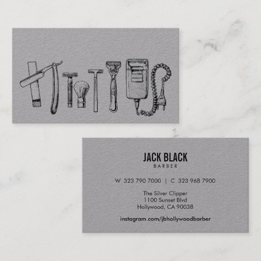 Razors Business Card | Zazzle