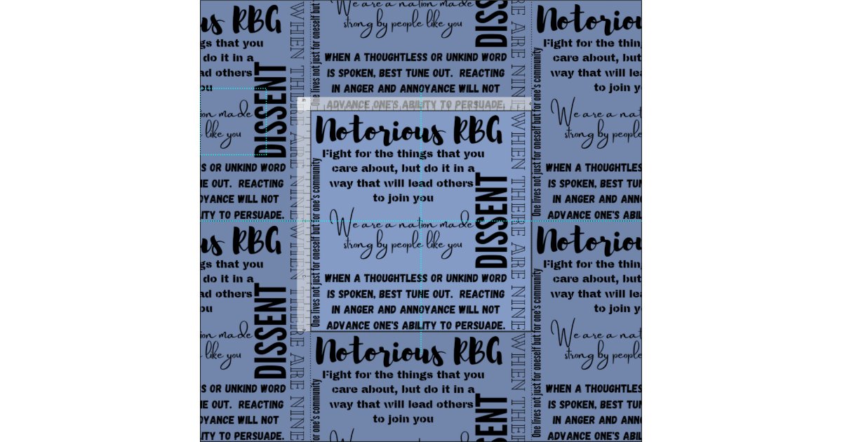 RBG blue Fabric | Zazzle