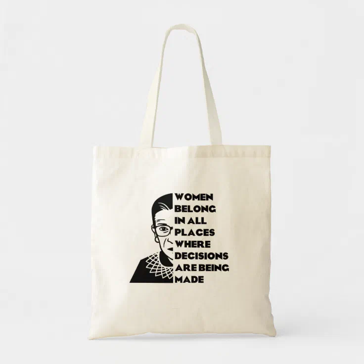 RBG Quote Tote | Zazzle