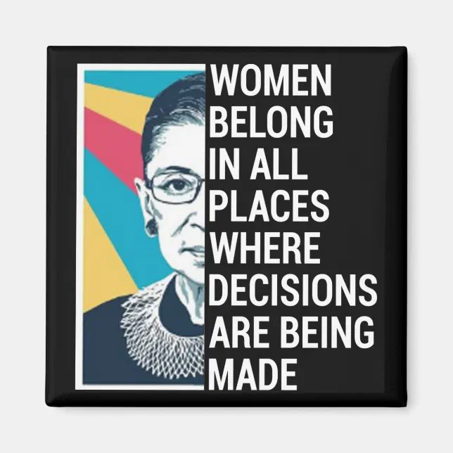 Rbg Quotes, Ruth Bader Ginsburg Quote Magnet | Zazzle