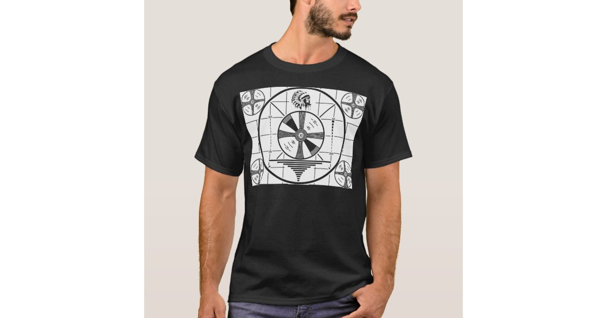 RCA Indian Head Test Pattern T-Shirt | Zazzle