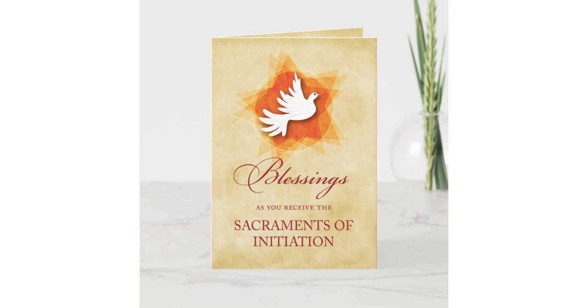 RCIA Confirmation and Communion Congratulations Card | Zazzle