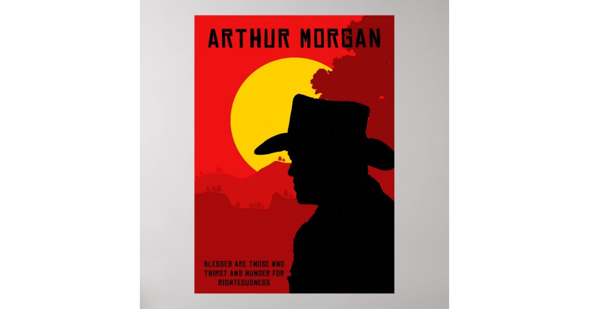 Rdr2 Arthur Morgan Poster | Zazzle