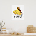 Re-duck-tion Funny Animal Duck Pun Poster | Zazzle