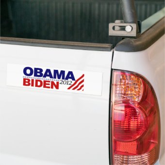 Re-Elect Obama Biden '12 Bumper Sticker | Zazzle