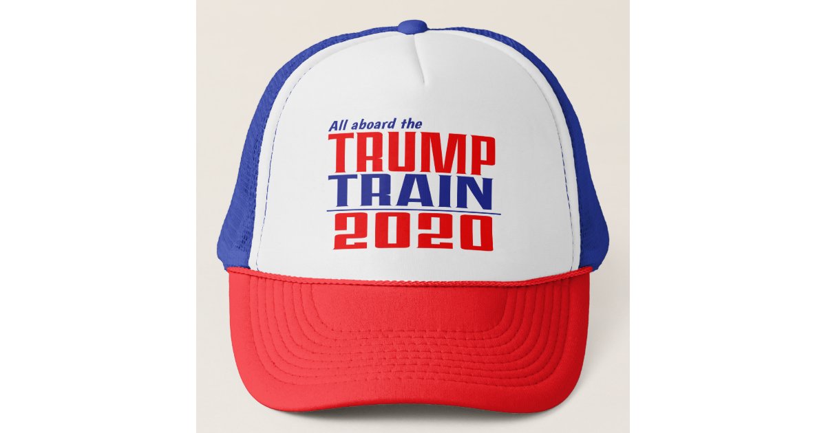 Re-elect Trump 2020 - Trump Train Hat | Zazzle