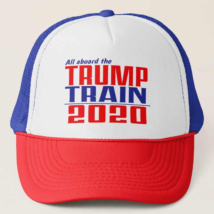 Re-elect Trump 2020 - Trump Train Hat | Zazzle