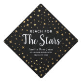 Reach For The Stars Galaxy Graduation Cap Topper | Zazzle