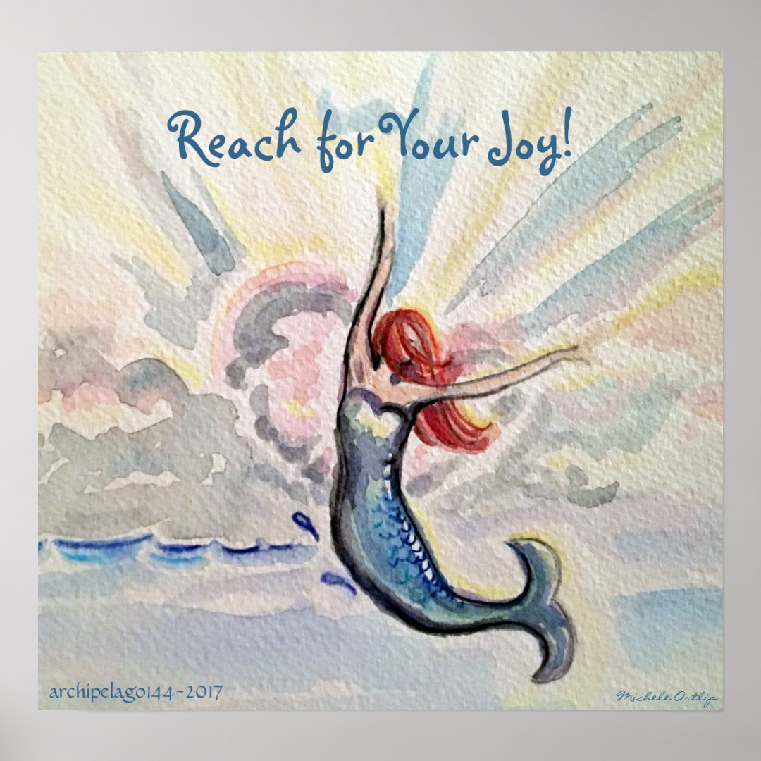 Reach for Your Joy Poster | Zazzle
