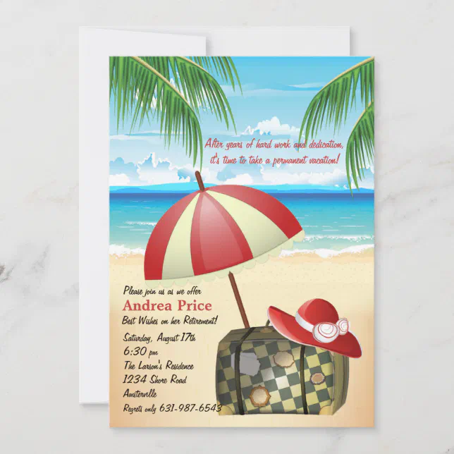 Reached Destination Invitation | Zazzle