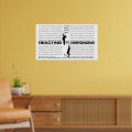 Reacting VS Responding Poster | Zazzle