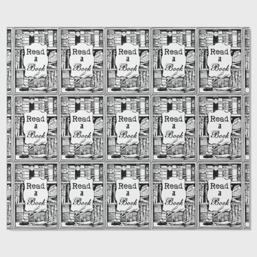 Read A Book Wrapping Paper | Zazzle