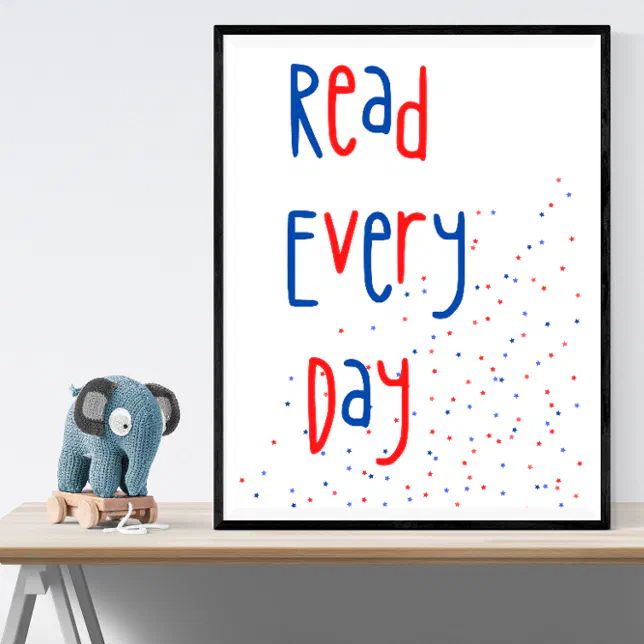 Read Every Day Poster | Zazzle
