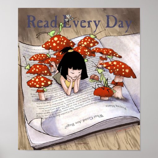 Read Every Day Poster | Zazzle