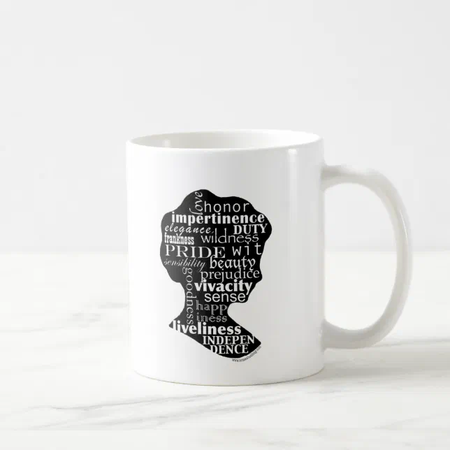 Read Jane Austen Cameo Mug | Zazzle