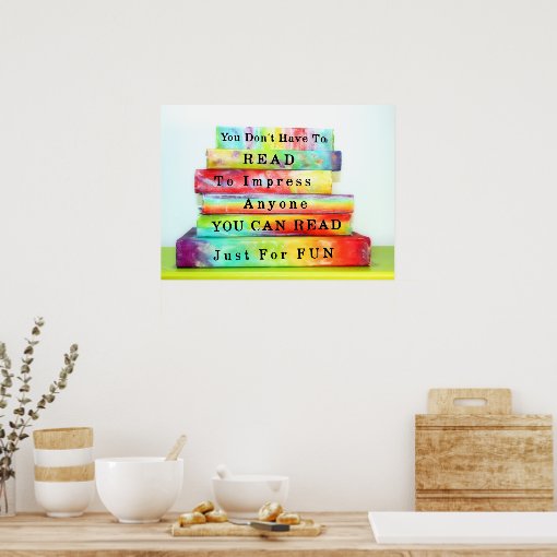 Read Just For Fun Poster | Zazzle