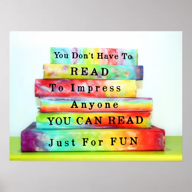 Read Just For Fun Poster | Zazzle