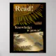 Read! Knowledge is Power! Poster | Zazzle