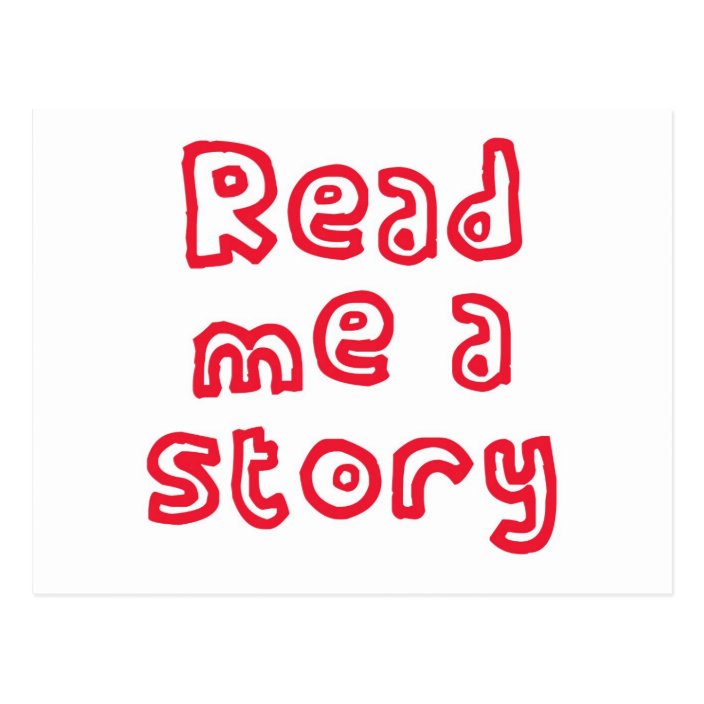 Read me a story! postcard | Zazzle.com