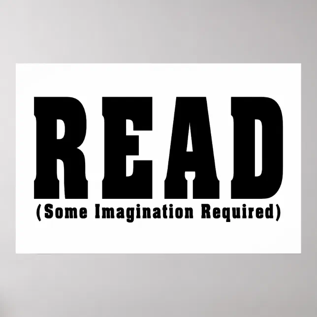 READ POSTER | Zazzle