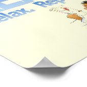 Read, Relax and Repeat Literacy Poster | Zazzle