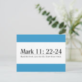 Read the Bible Mark 11:22-24 Postcard | Zazzle