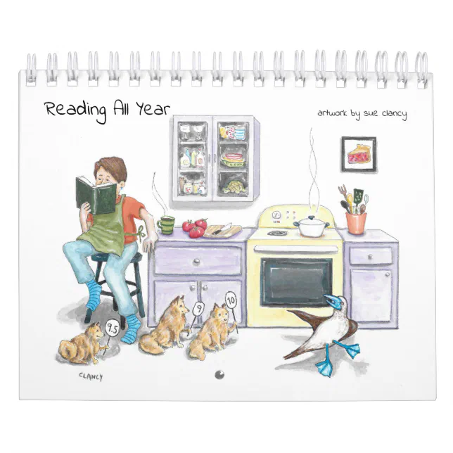 Reading All Year - calendar | Zazzle
