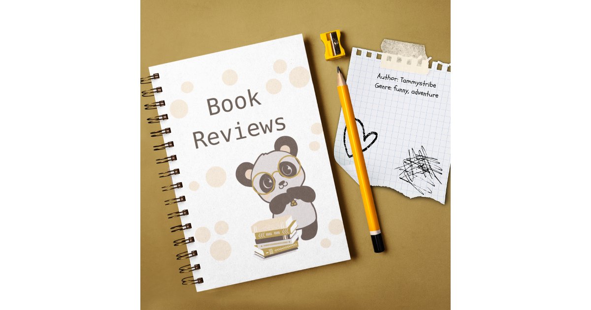 Reading Book Review Notebook | Zazzle