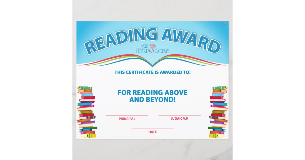 Reading Counts Award | Zazzle