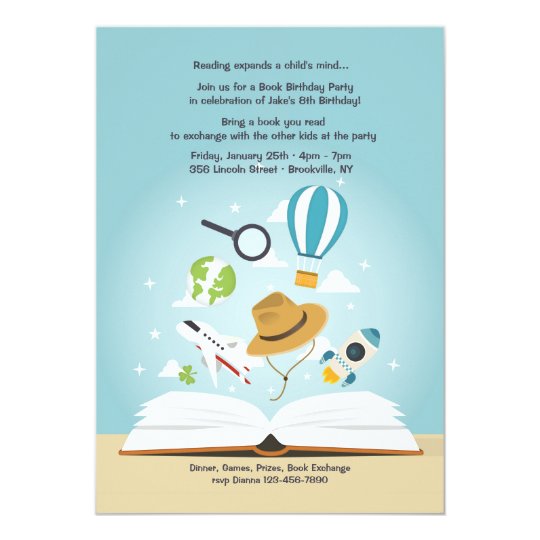 Reading Expands the Mind Invitation | Zazzle.com