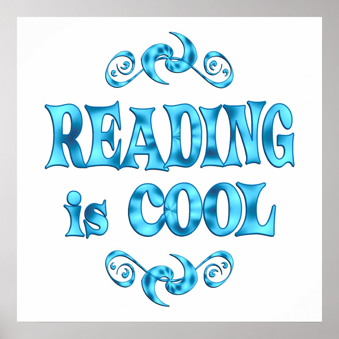 Reading is Cool Poster | Zazzle