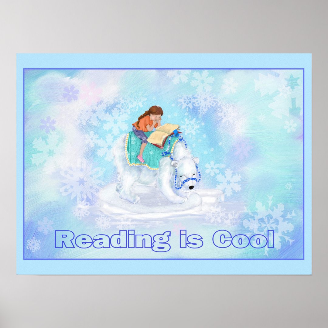 Reading is Cool Poster | Zazzle