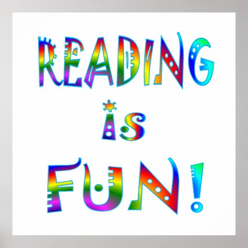 Reading is Fun Poster | Zazzle