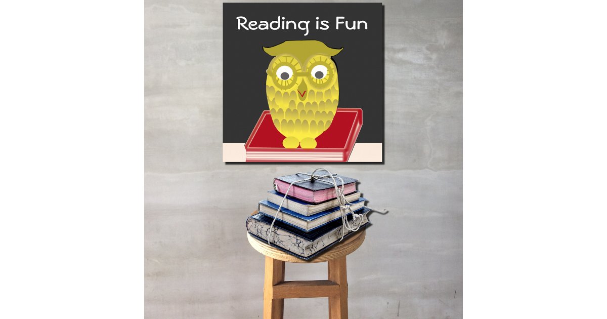 Reading is Fun Poster | Zazzle